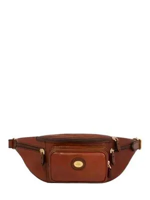 THE BRIDGE Leather Belt Bag - Brown
