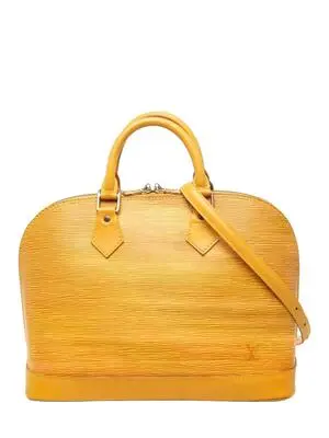 LOUIS VUITTON Epi Alma Pm Handbag - Yellow