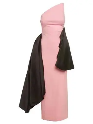 Solace London Calla Draped Maxi Dress - Pink