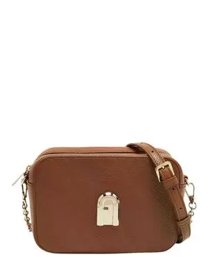 Furla Leather Camera Mini Bag - Brown