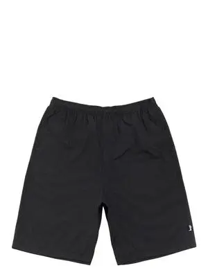 StÜssy Baggy Seersucker Beach Shorts - Black