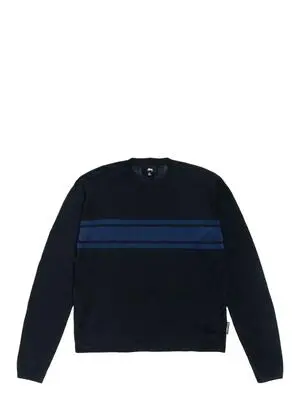 StÜssy Lightweight Striped Sweater - Black