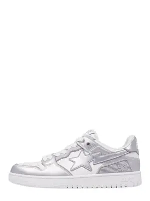 A BATHING APE Sk8 Sta #4 Sneakers - White