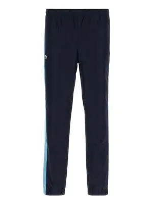 Lacoste Straight Leg Side Stripe Track Pants - Black