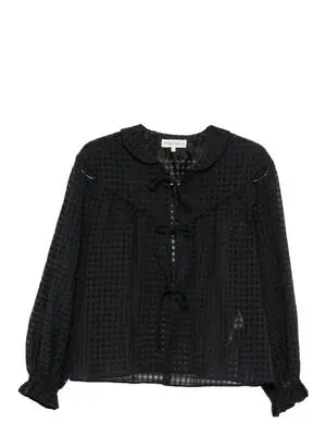 Stine Goya Long Sleeve Tie Front Blouse - Cheor
