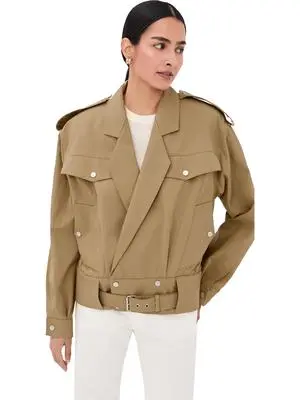 Co Tapered Sports Jacket - Camel