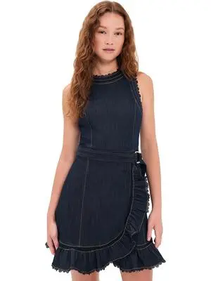 Cinq À Sept Guipure Lace Mahlia Dress - Indigo