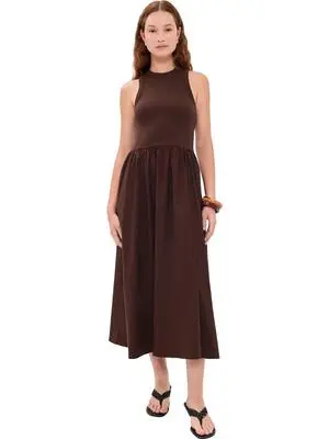 Sold Out NYC The Rsvp Midi Dress - Chocolate