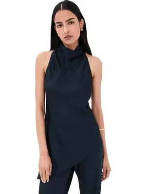 Veronica Beard Radford Tunic Top - Navy