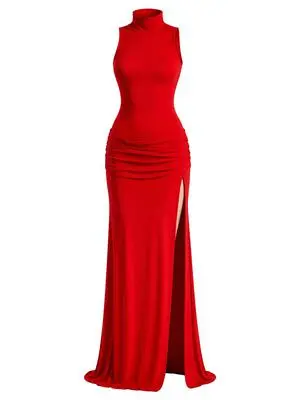 MAISON DE GALA Isadora Crimson Gown - Red