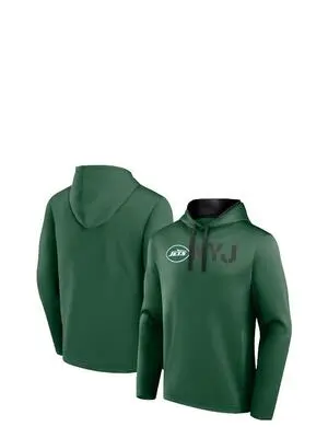 LOGO ATHLETIC New York Jets Head Start Pullover Hoodie By - Green