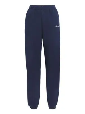 SPORTY & RICH Cotton Syracuse Sweatpants - Navy