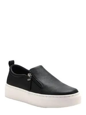 ABEO Jumpstreet Zip Slip-on Sneakers - Black