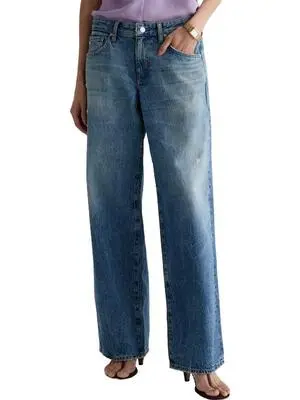 Ag Adria Low Rise Wide Leg Jeans - Reserva