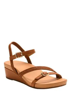 ABEO Riviera Ii Thin Wedge Sandals - Pecan
