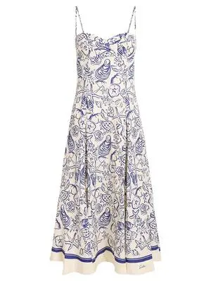 Simkhai Analise Midi Dress - Blue