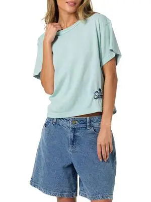 O'Neill Og Radical Sun" Boxy Graphic Tee - Agate Green