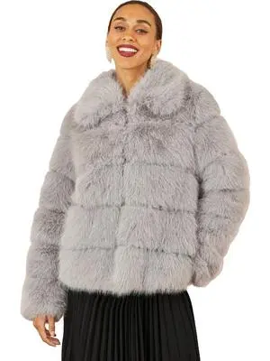 YUMI Faux Fur Coat