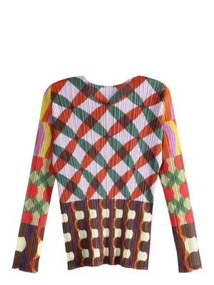 PLEATS PLEASE BY ISSEY MIYAKE Pleats Please Issey Miyake Harmony Shirt - Red