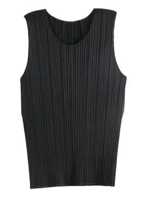 Issey Miyake Sleeveless Pleated Top - Not