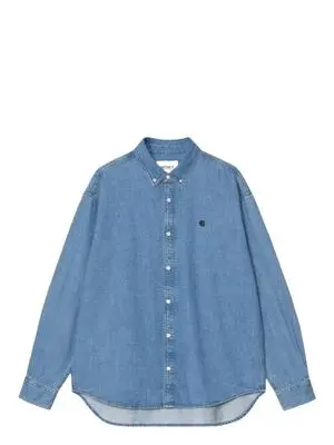 Carhartt Work In Progress L/s Lucas Shirt - Blue