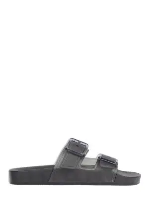 Balenciaga Mallorca Flat Sandals - Black