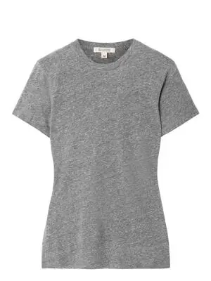 NILI LOTAN Lana Crew Neck T-shirt - Grey