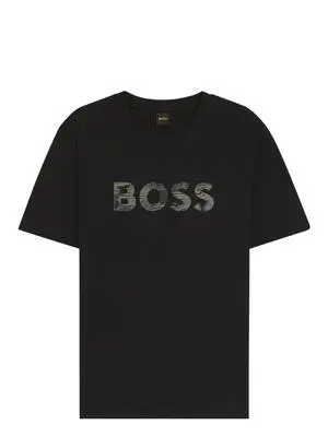 Hugo Boss Regular Fit Crewneck T-shirt - Black