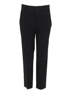 Vince Tailored Trousers With Belt Loops - Black