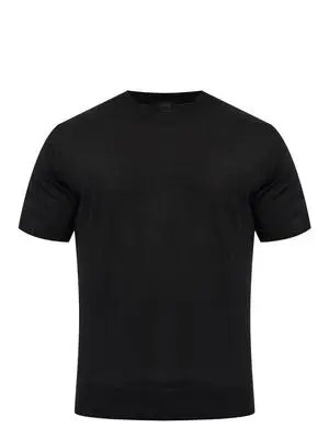 Brioni Crew Neck T-shirt - Black