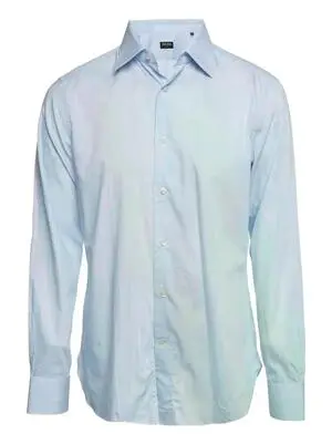 Ermenegildo Zegna Striped Poplin Shirt - Blue