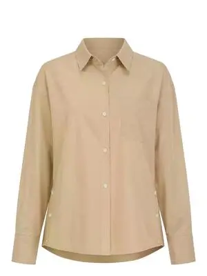 ARLO MOTT Watts Side-button Shirt - Neutrals