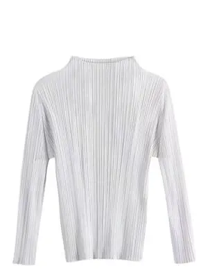 Issey Miyake Long Sleeve Top - Grey