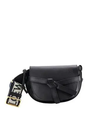 Loewe Gate Dual Leather Mini Bag - Black
