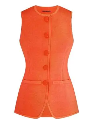 SIMONMILLER Del Mar Knit Vest - Red