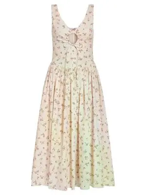 MARKARIAN Penelope Midi Dress - Neutrals