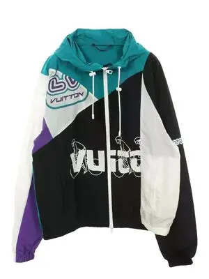 LOUIS VUITTON Patchwork Hooded Jacket - Black