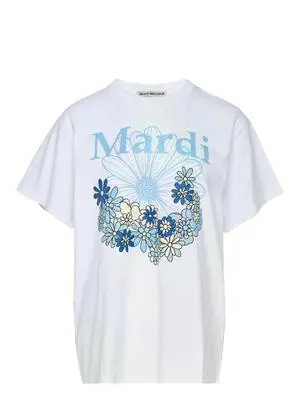 Mardi Mercredi Jardin T-shirt - White