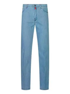 Kiton Straight-leg Jeans - Blue