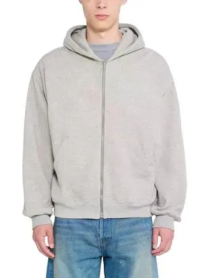 SSSTEIN Jersey Zip-up Hoodie - Grey
