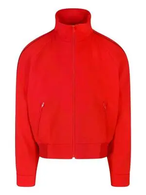 Marni Zip-up Jacket With Contrast Piping - Red