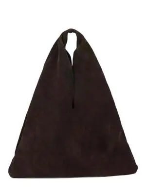 Manebí Suede Slouchy Shoulder Bag - Brown