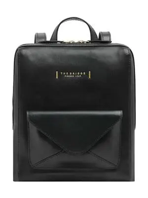 THE BRIDGE Frida Leather Backpack - Black
