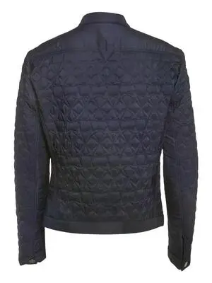 Versace Quilted Jacket - Blue