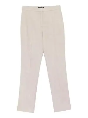 Fabiana Filippi Beaded Detail Trousers - Neutrals
