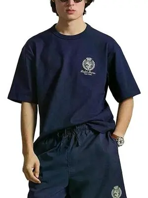 Polo Ralph Lauren Logo-embroidered T-shirt - Blue