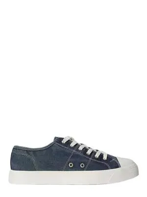 Polo Ralph Lauren Contrast-stitched Low-top Sneakers - Blue