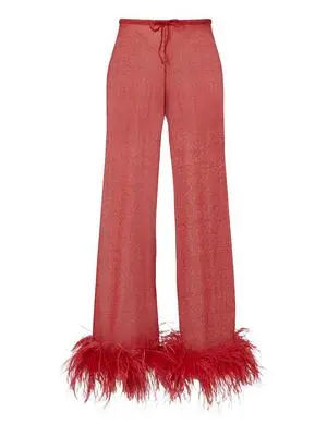 OSEREE Oseree Lumière Plumage Wide-Leg Pants