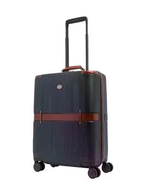 THE BRIDGE Leather-trim Cabin Suitcase - Grey