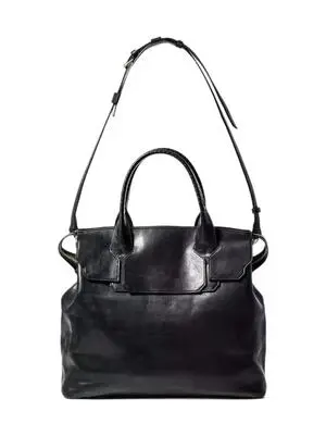 CORNELIAN TAURUS BY DAISUKE IWANAGA Mid Key Hole Boston Tote Bag - Black